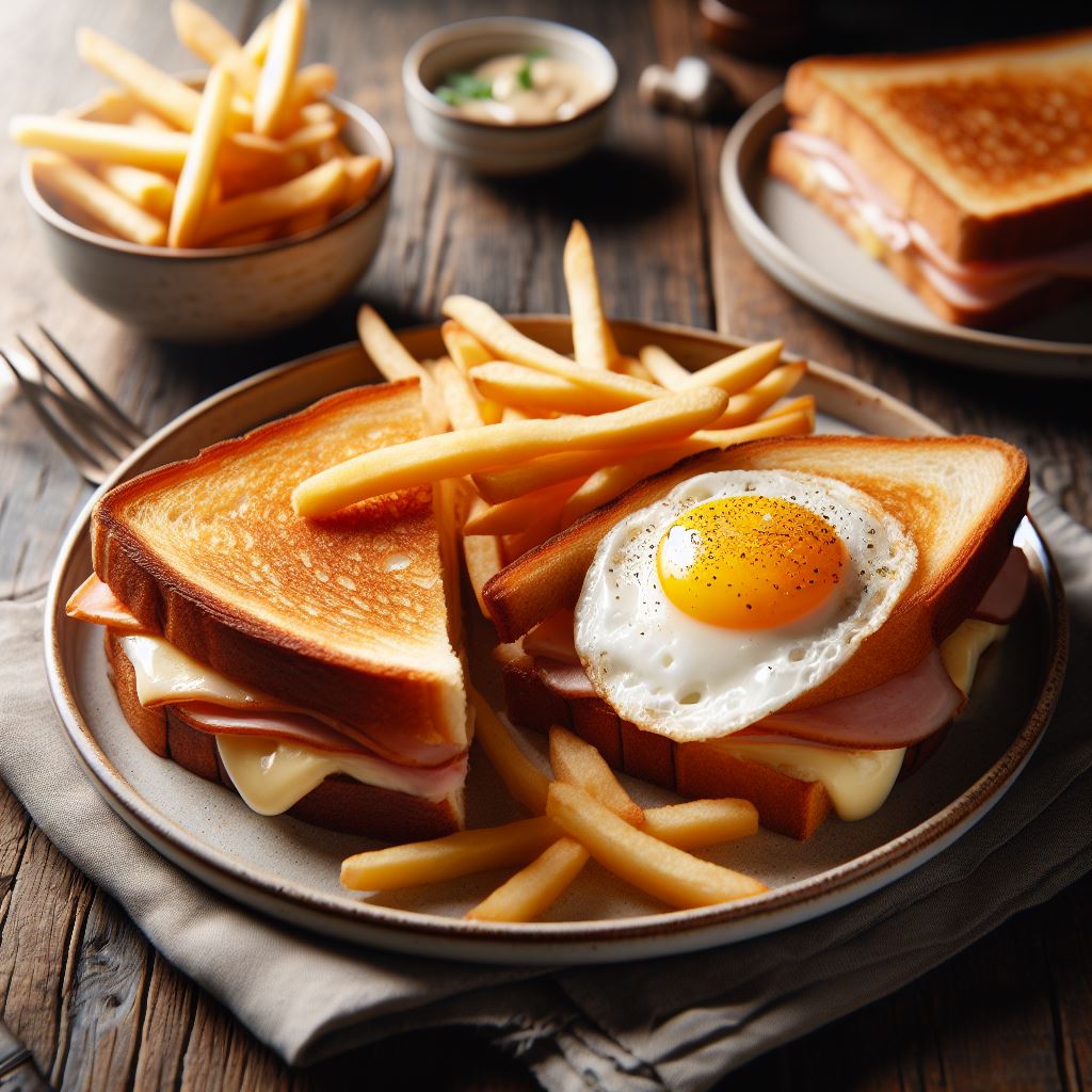 Le croque monsieur, croque madame d’Eugénie