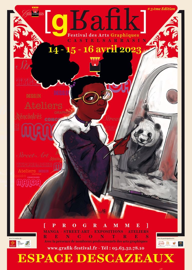 Festival gRafiK de Castelsarrasin 3ème édition - 14 15 16 avril 2023