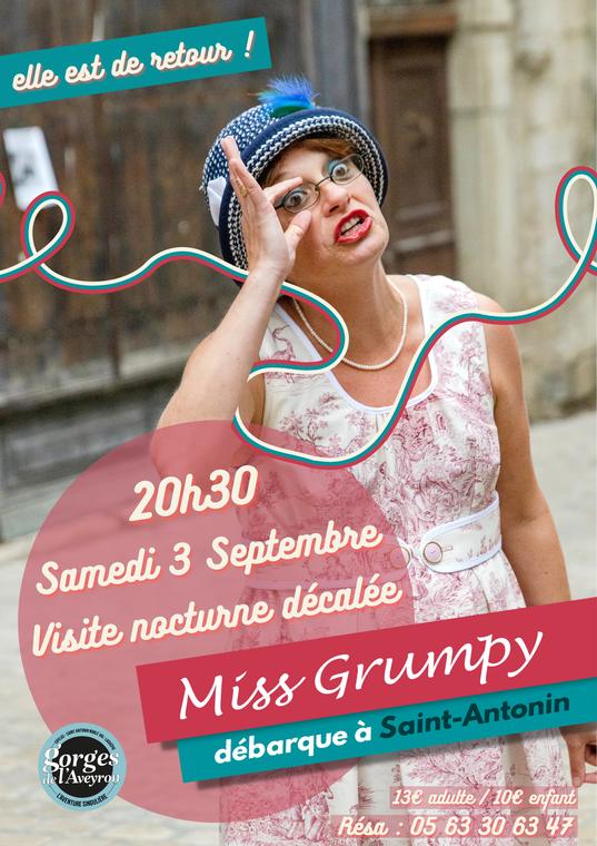 Visite nocturne de Miss Grumpy à St Antonin