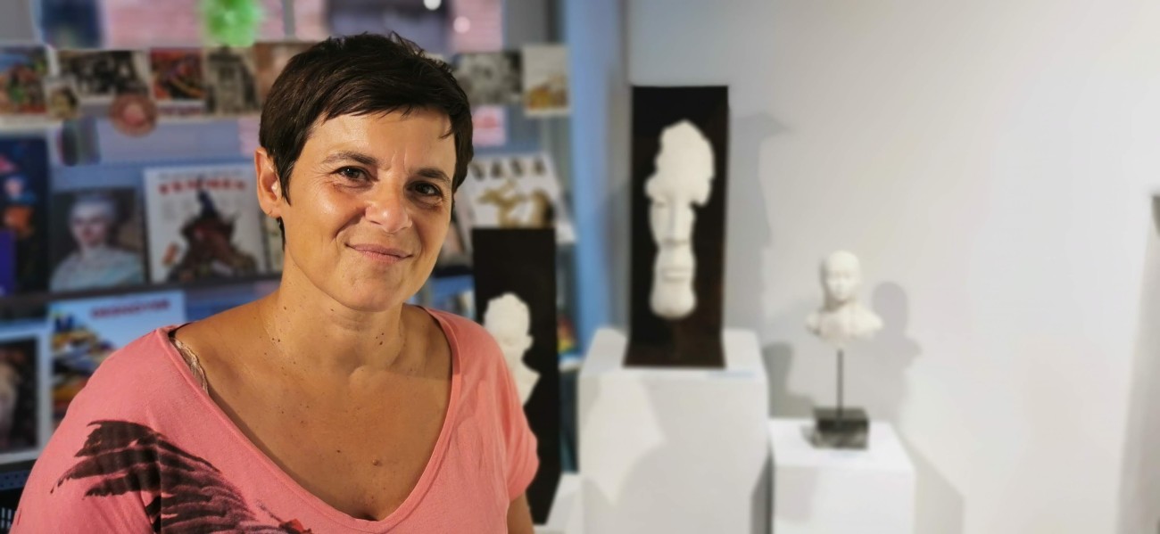 Marie-Claire Buisson expose à la maison du crieur