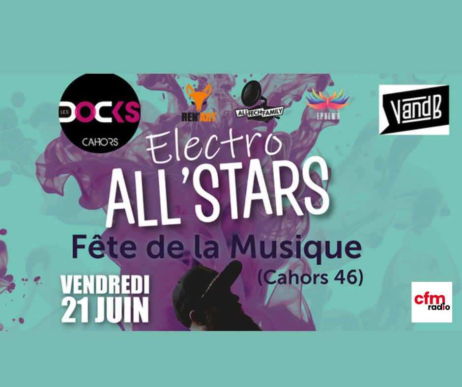 "Electro All’Stars" fête de la musique organisée par les Docks